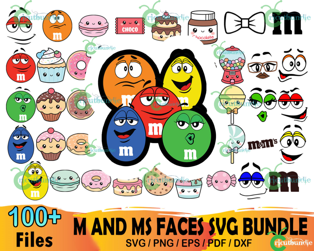 100+ M And Ms Faces Svg Bundle, M And M Svg, MM Logo Svg - free svg ...