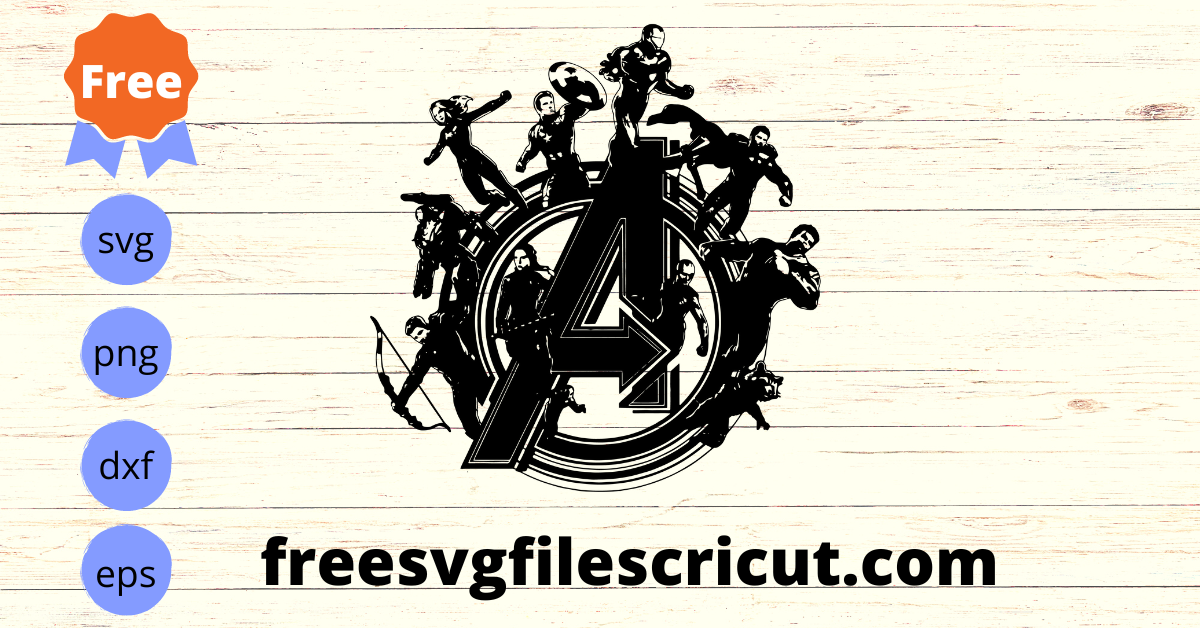 Avengers Endgame Logo Hero Union - free svg files for cricut