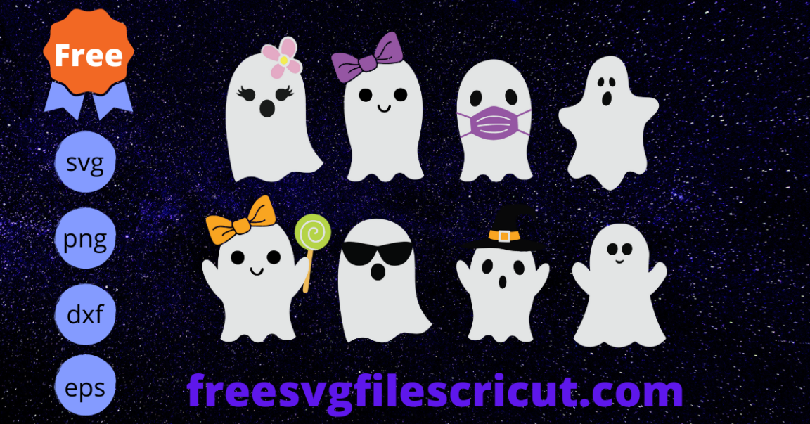 Free Cute Ghost Svg, Free Halloween Spooky Boo Svg, Free Ghost Mask Svg ...