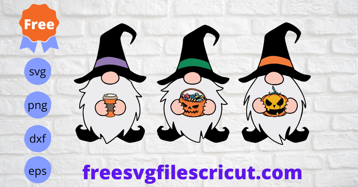 Free Halloween Gnomes Svg, Free Halloween Svg, Free Autumn Farmhouse ...