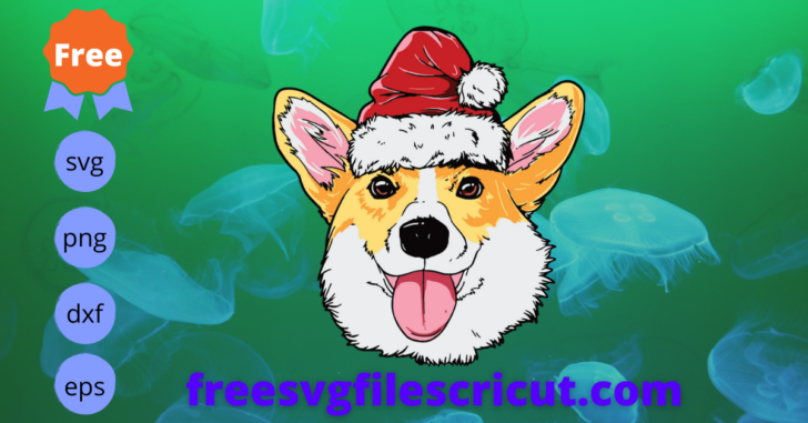 Free Christmas Corgi Svg, Free Christmas Puppy Svg, Free Xmas Dog Svg ...