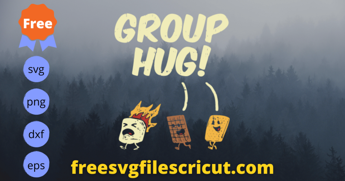 Free Group Hug Svg, Free Marshmallow Svg, Free Food And Drink Svg ...