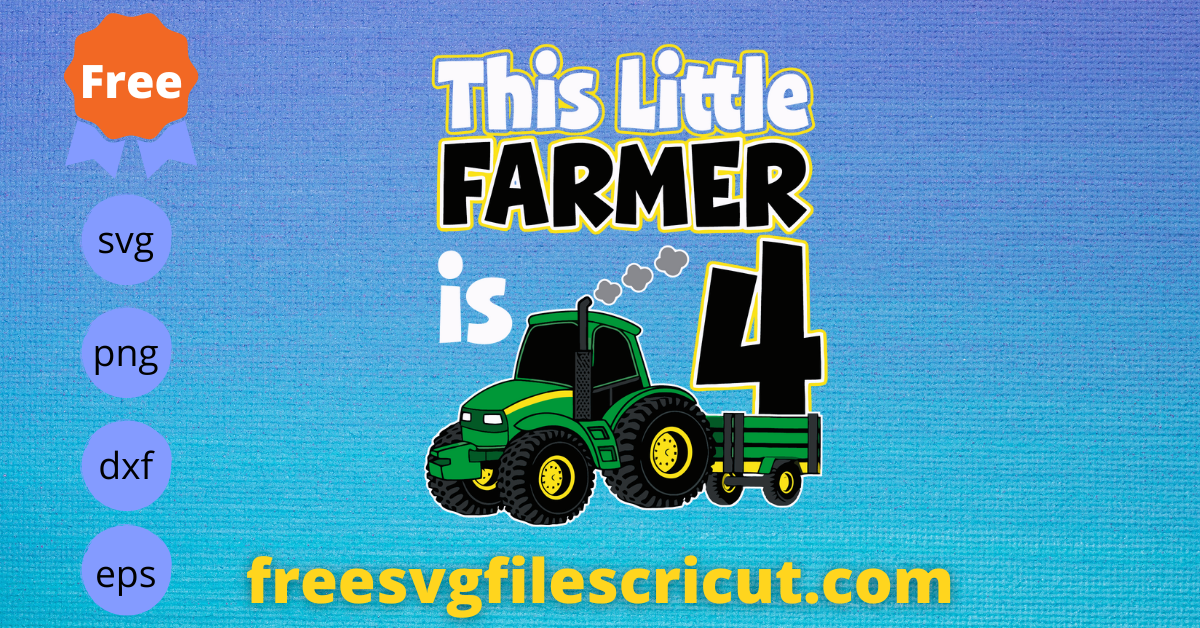 Free Little Farmer Svg, Free Old Kids Svg, Free Tractor Svg - free svg ...