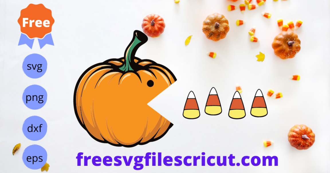 Free Pumpkin Eating Ghost Svg, Free Trick Or Treat Svg, Free Halloween ...