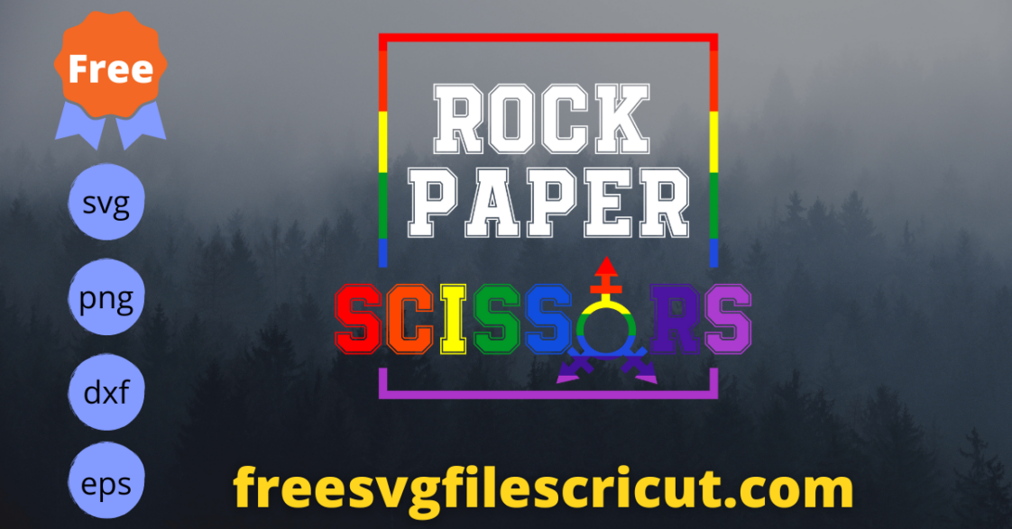 Free Rock Paper Scissors SVG, Free LGBT SVG, Free Gay Pride SVG - free ...