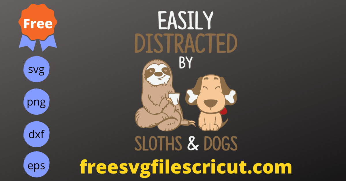 Free Sloths And Dogs Svg, Free Lazy Sloths Svg, Free Dog Lover Svg ...