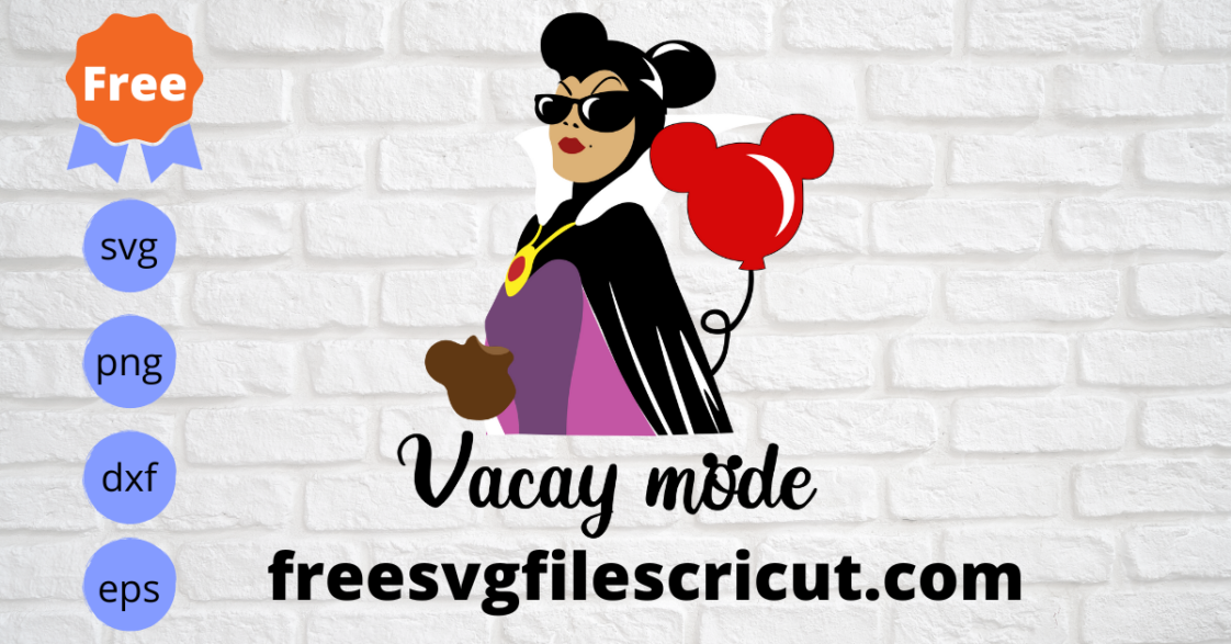 Free Disney Svg, Maleficent Vacay Mode Svg, Mickey Head Svg - free svg ...