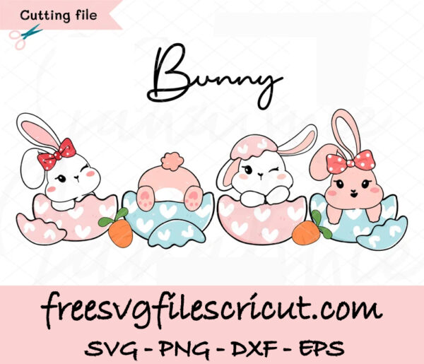 TOP 10 Bunny Svg Free For Cricut And Silhouette! - free svg files for ...