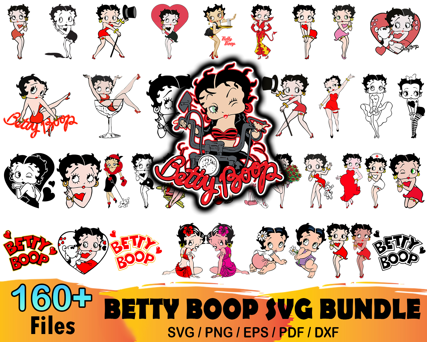 160+ Betty Boop Svg Bundle - free svg files for cricut