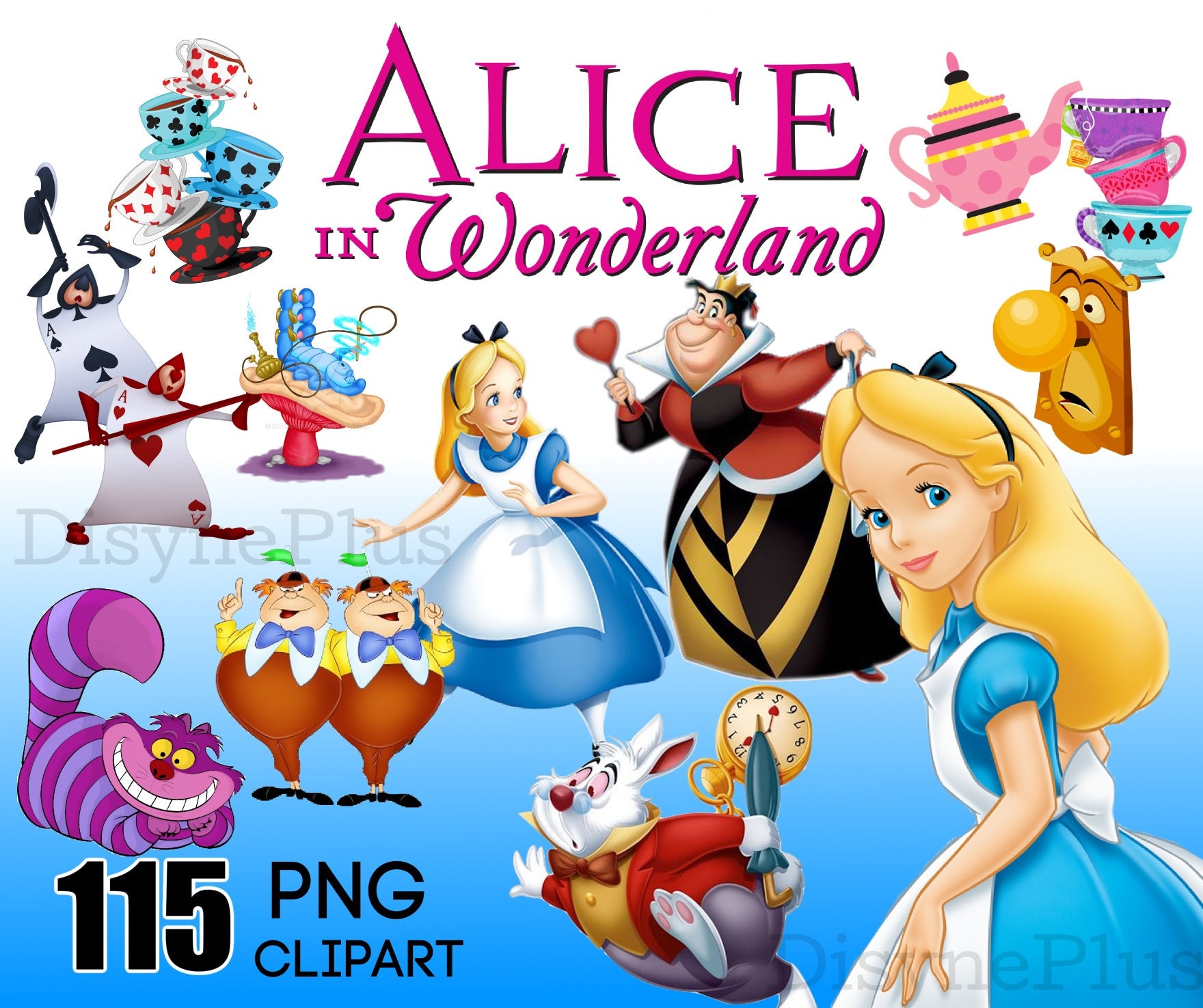 Alice In Wonderland Clipart Png