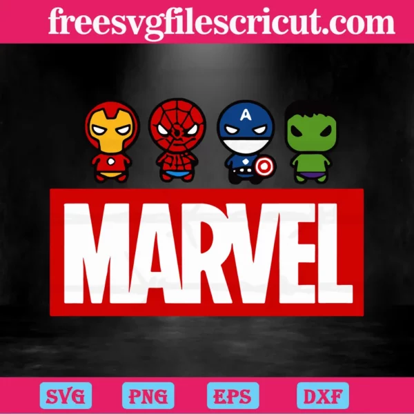 Marvel Chibi Hulk Avengers Svg - free svg files for cricut
