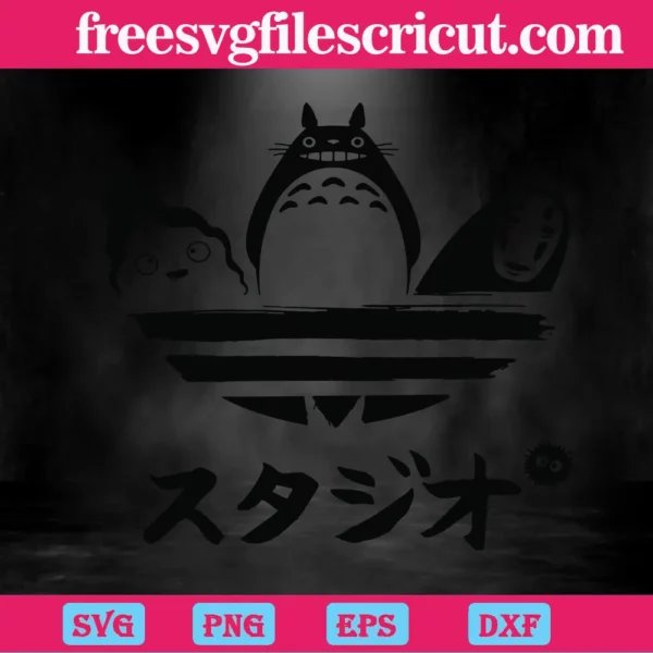 Adidas Logo Anime Characters My Neighbor Totoro Svg - free svg files ...
