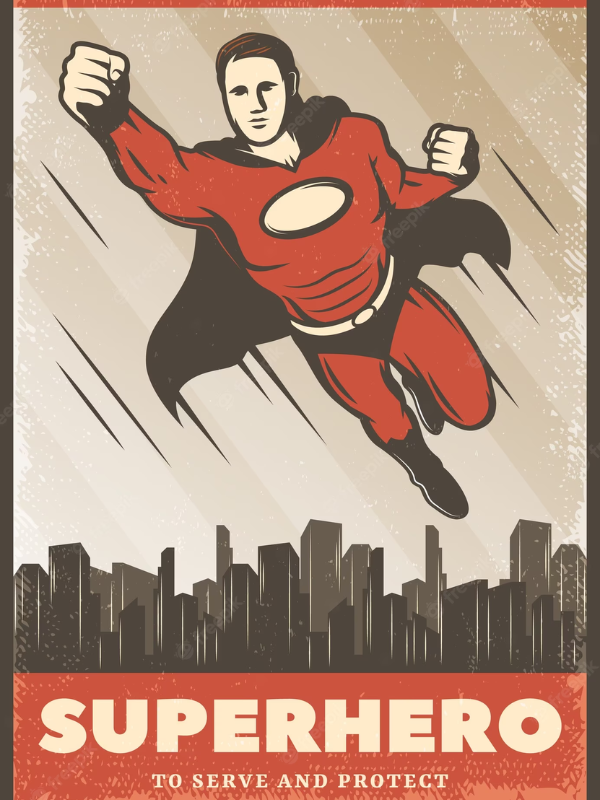 Superhero SVG PNG DXF EPS - free svg files for cricut