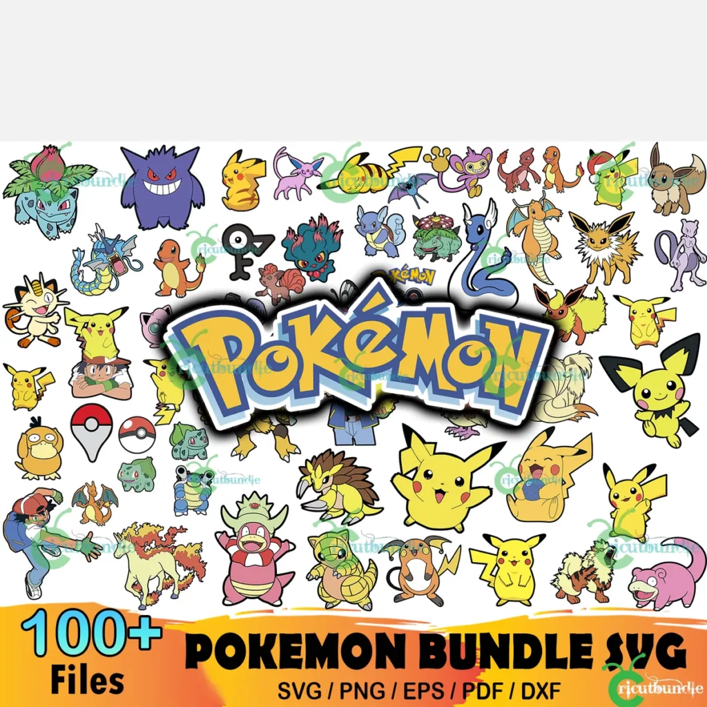 100+ Pokemon Bundle Svg - free svg files for cricut