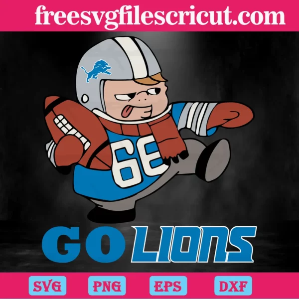 Go Lions Detroit Lions Super Bowl, Scalable Vector Graphics - free svg files for cricut