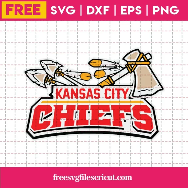 Kansas City Chiefs Arrow And Axe Svg Graphic Designs Files Free - free ...