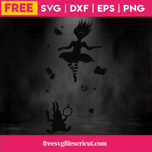 The Rabbit Hole Alice In Wonderland, Cutting Svg Free - free svg files ...