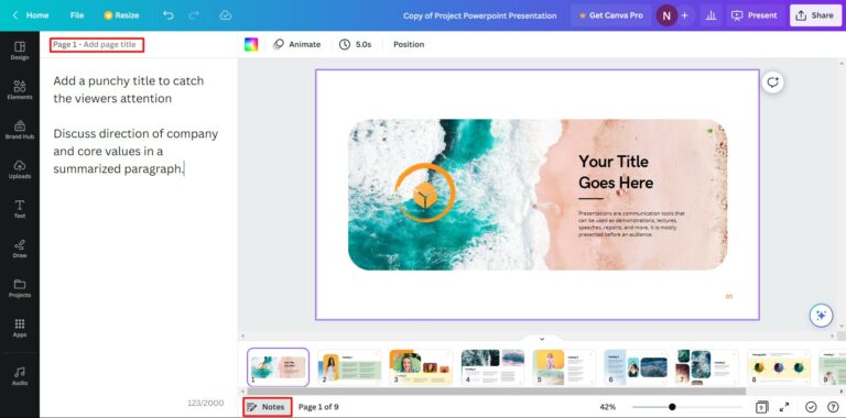 How to Print Notes in a Canva Presentation - free svg files for cricut