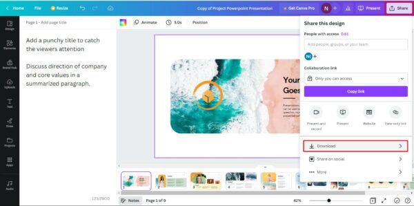 How to Print Notes in a Canva Presentation - free svg files for cricut