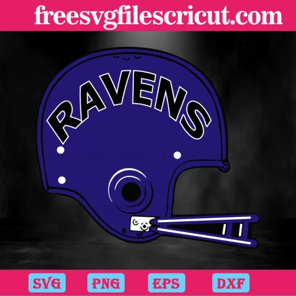 Baltimore Ravens Football Helmet, Svg Files For Crafting And Diy ...