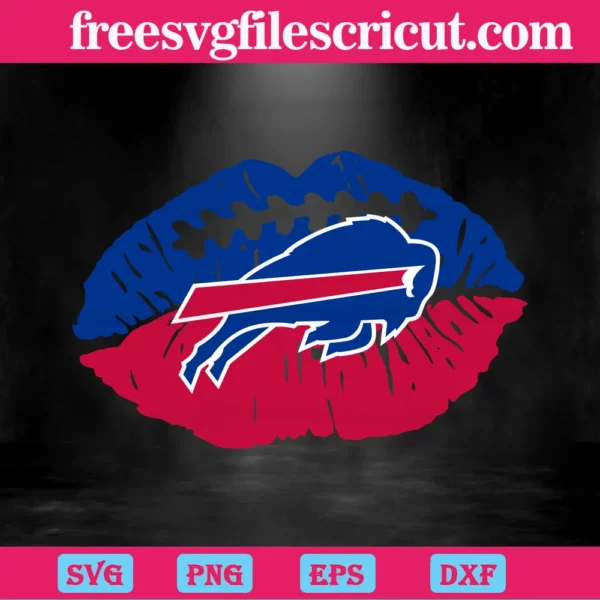 Buffalo Bills Nfl Lips, Design Files - free svg files for cricut