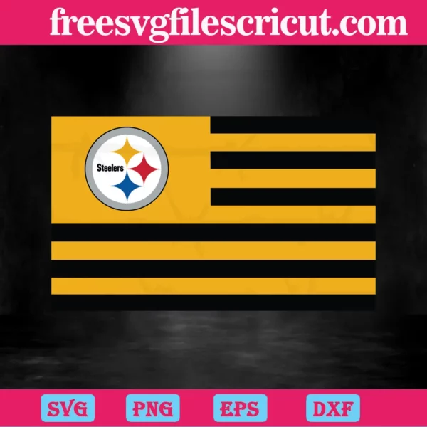 Pittsburgh Steelers Flag, Svg Files For Crafting And Diy Projects ...