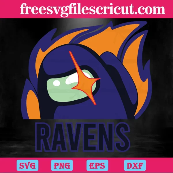 Among Us Baltimore Ravens, Scalable Vector Graphics - free svg files ...