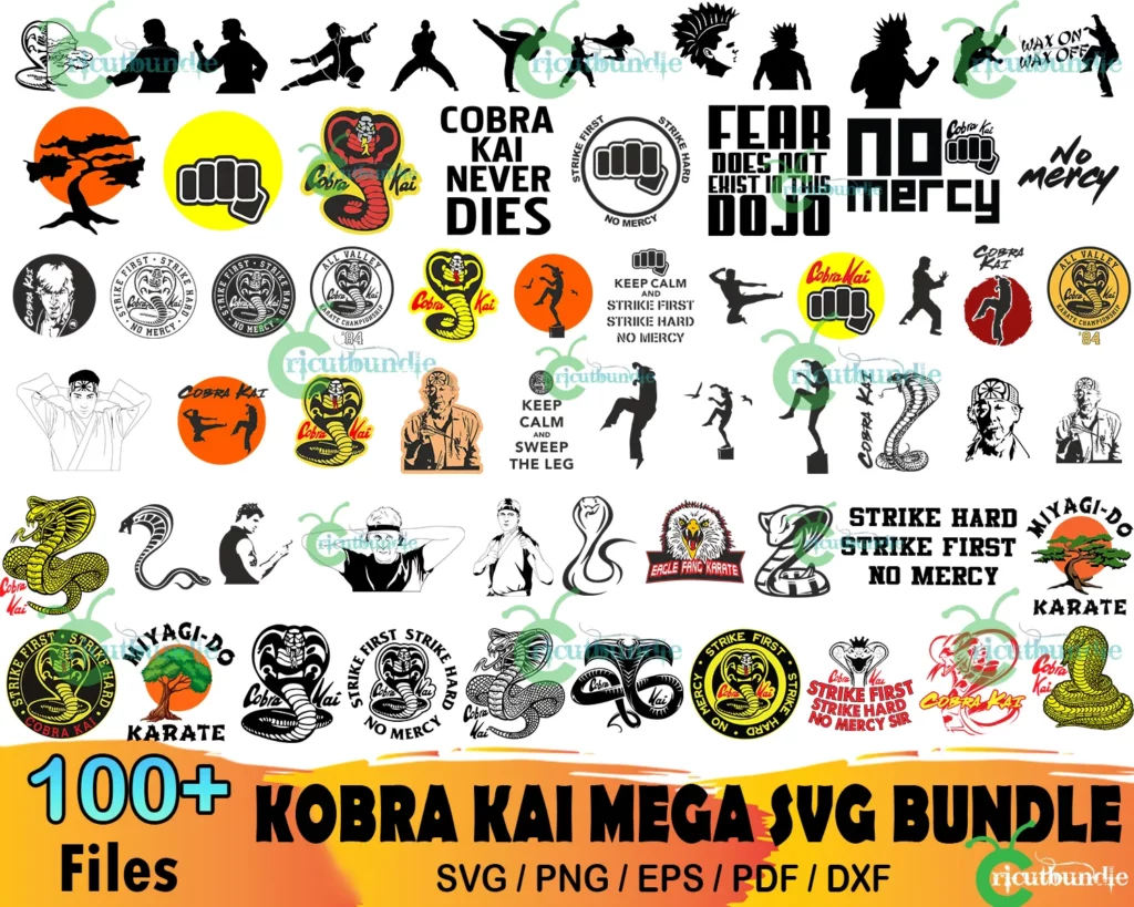 100+ Cobra Kai Mega Bundle Svg, Cobra Kai Svg, Karate Svg - free svg ...