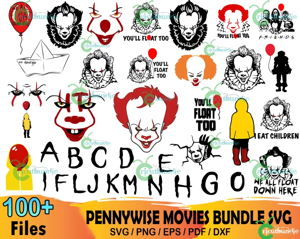 100+ Pennywise Svg Bundle - free svg files for cricut