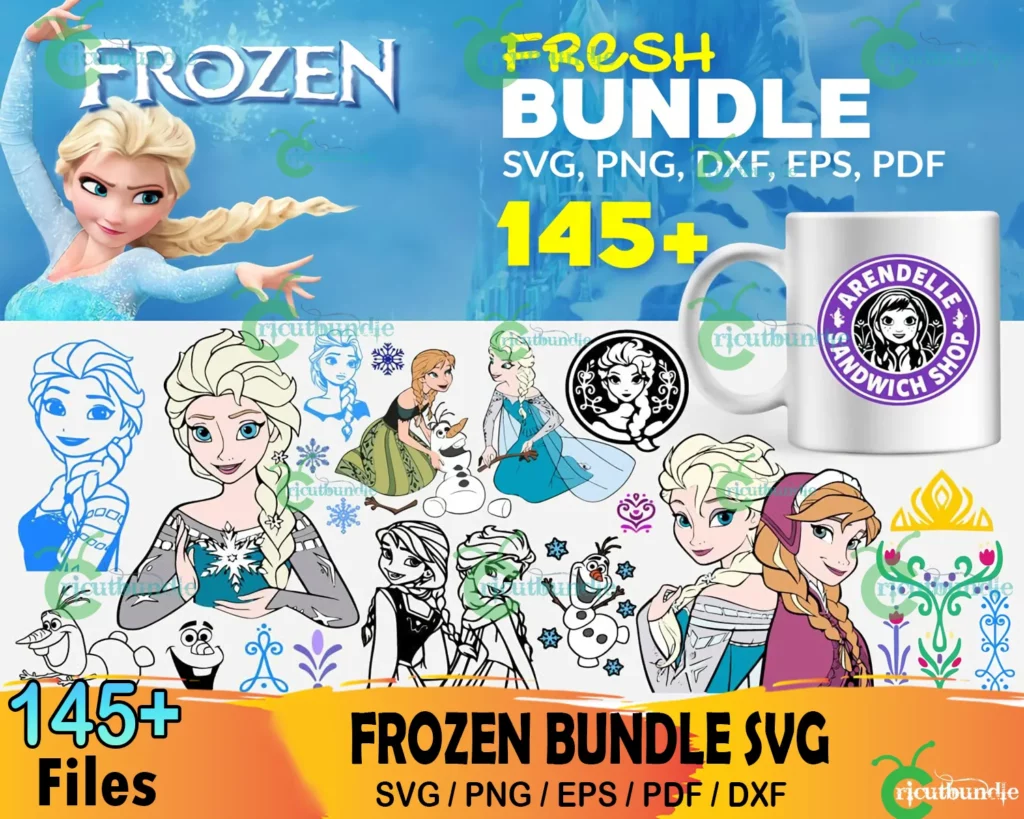 145+ Frozen Bundle Svg - free svg files for cricut