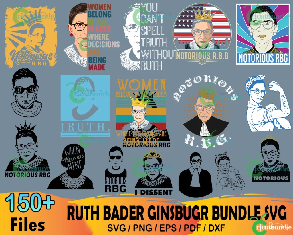 150+ Ruth Bader Ginsburg Svg Bundle - free svg files for cricut
