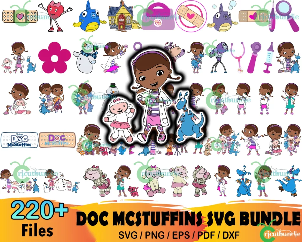 220+ Doc McStuffins Bundle Svg - free svg files for cricut