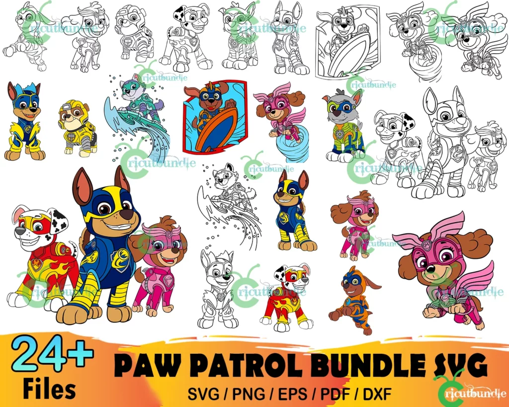 24+ Paw Patrol Bundle Svg - free svg files for cricut