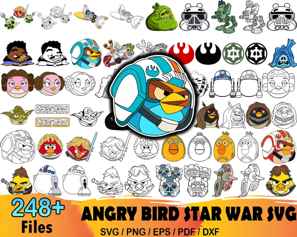 248+ Angry Bird Star Wars Svg Bundle - free svg files for cricut