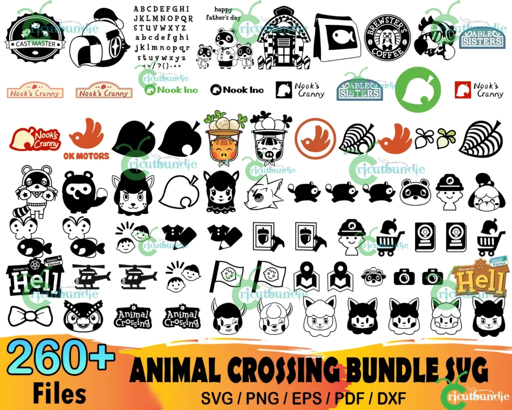 260+ Animal Crossing Svg Bundle - free svg files for cricut