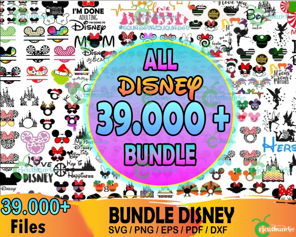 39000 All Disney Svg Bundle - free svg files for cricut
