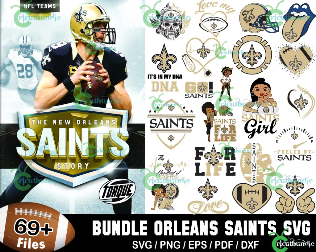69+ New Orleans Saints Football Svg Bundle - free svg files for cricut