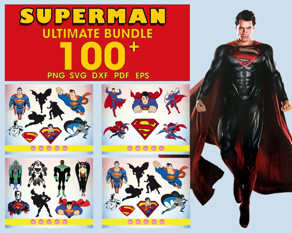 Ultimate 100 Superhero Svg Bundle - free svg files for cricut