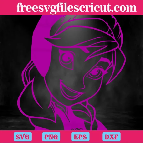 Anna Frozen Clipart, Svg Png Dxf Eps Designs Download - free svg files ...