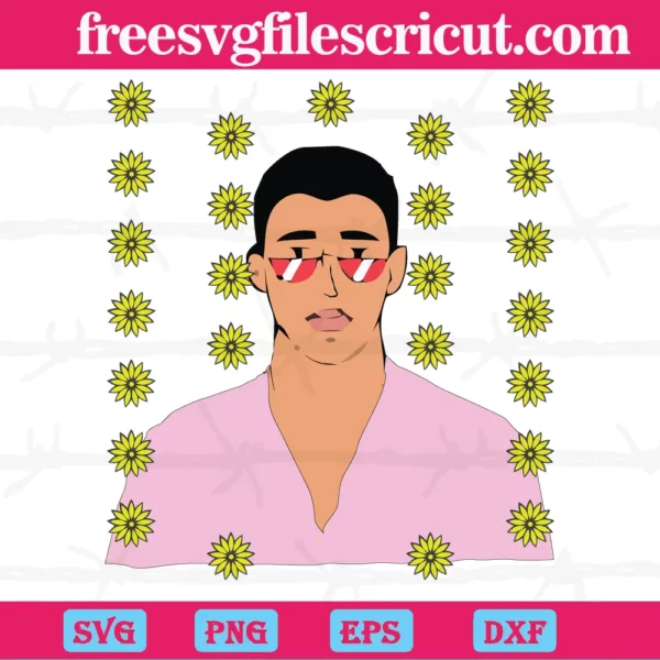 Bad Bunny Face Clipart, Svg Png Dxf Eps Cricut Silhouette - free svg ...