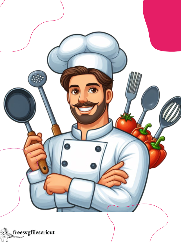 Chef SVG PNG DXF EPS - free svg files for cricut