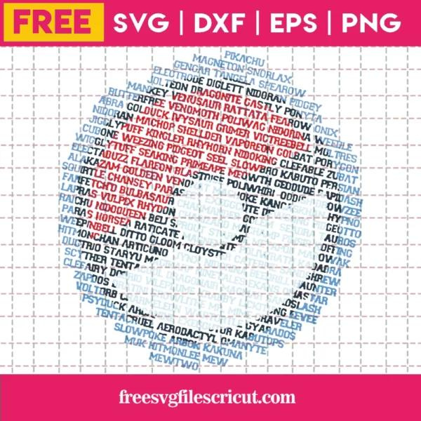 Pokemon SVG - Free Download now!
