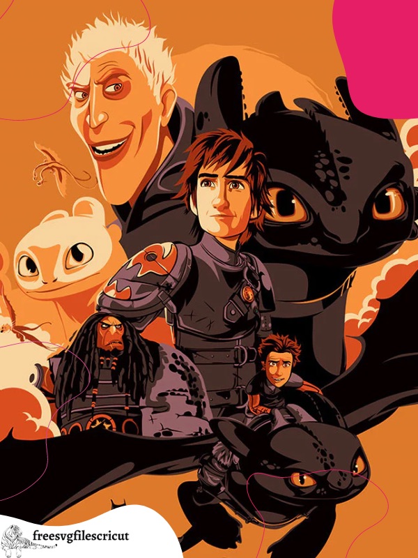 Toothless SVG PNG DXF EPS - free svg files for cricut